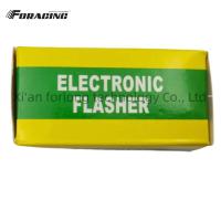 China Standard OE NO. 12V Electronic Flasher Relay for LED Lights 3 Pins Ground Wire Plastic-Relay Box Long-lasting Performance for sale