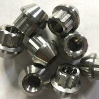 China DIN Standard Plain Finish Titanium Flange Nuts for 1/2-20 Threaded Wheel Fastening Component for sale