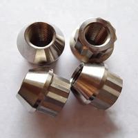 China DIN Standard Plain Finish Titanium Flange Nuts for 1/2-20 Threaded Wheel Fastening Component for sale