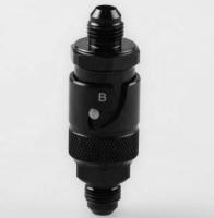 China Universal Year Standard 3AN Black Aluminum Quick Release Dry Brake Line Coupling Fitting for Universal Vehicle Fitment for sale