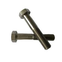 China ISO Standard 1/2-20*2.75 Inch Titanium Hex Head Bolt for Sprint Car in Imperial Measurement System Natural Colour for sale