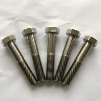 China ISO Standard 1/2-20*2.75 Inch Titanium Hex Head Bolt for Sprint Car in Imperial Measurement System Natural Colour for sale