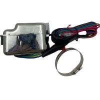 China OEM Standard Size Universal Street Chrome Column Mount Turn Signal Switch with Hazard Knob and Dimmer Lever Easy to Install for sale