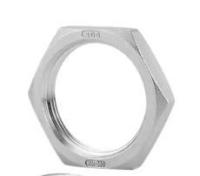 China GB Standard 5/8-18 Titanium Hex Jam Nuts For Heim Joint Rod End Thin Nut Hexagon Natural Finish Imperial Inch Titanium for sale