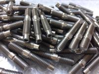 China Universal Fitment Ti Natural Material M8 x 1.25 Titanium Exhaust Manifold Stud Kit with Nuts and Washers for sale