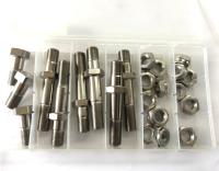 China Universal Year N/M Titanium Sprintcar One Nut Radius Rod Bolt Kit for Motorsport Professionals Natural Universal for sale