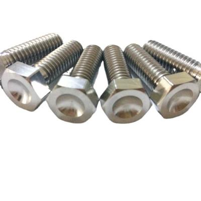 China Year Natural Exceptional Performance Titanium Sprint Ti Hex Head Bolt 5/16