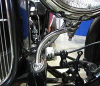 China Standard OE NO. Replacement Upgrade to Polished Stainless Steel Headlight Mounts for Your Hot Rod Highboy for sale