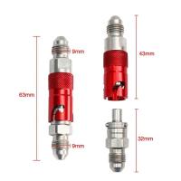 China Universal AN3 Titanium Quick Release Dry Brake Coupling Hose Adapter Fittings for Universal Car Brake Line Connections for sale