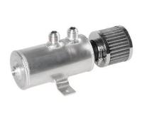 China Universal 750ML Oil Catch Can Reservoir Tank Polished Aluminum W/ Breather Filter Baffled AN10 for Unmatched Performance for sale