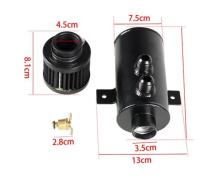 China Universal 750ML Oil Catch Can Reservoir Tank Polished Aluminum W/ Breather Filter Baffled AN10 for Unmatched Performance for sale