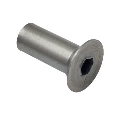 China Universal Sport Bike Pedal Refurbishment M4 Stainless Steel Countersunk Sleeve Nut with Replace/Repair Purpose for sale
