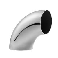 China 304 Stainless Steel Round 90 Degree Welding Bend Elbow Pipe for High Temperature Applications in Industrial Settings 76mm OD for sale