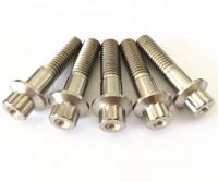 China ISO Standard ZINC Finish Steel and Titanium Gr5 12 PT BBS Split Rim Bolts M7 x 32mm M8*32mm for Automotive Applications for sale