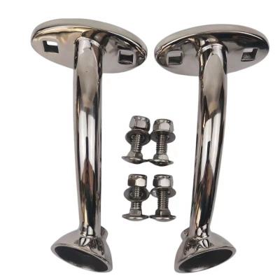 China Standard OE NO. Replace/Repair Your Hot Rod Highboy Headlights with Polished Stainless Steel Mounts Universal Fitment for sale
