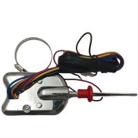 China Universal Street Hot Rod Chrome Column Mount Black Turn Signal Switch with Hazard Knob Replace/Repair Purpose for sale