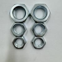 China GB Standard Size 1/2-20 Hex Jam Nut Stainless Steel Thin Nut for Imperial Inch Measurement System for sale