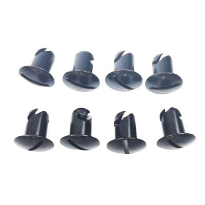 China OE NO. Custom-made Black Aluminum Dzus Slot Head Quarter Turn Fasteners 7/16