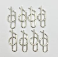 China Universal Year 304 Stainless Steel 3/8'' Rue Clip and Jacobs Ladder Pins with 304 Stainless Steel Construction for sale