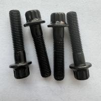 China Black Finish Steel Flange Head Bolts Trusted by Professionals in Heavy Duty Applications in Various Industries for sale