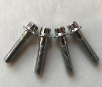 China 12 PT BBS RS/RX Split Rim Bolts M7 x 32 Steel Chrome-plated for DIN Standard Performance Long-Lasting Performance for sale