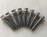 China 12 PT BBS RS/RX Split Rim Bolts M7 x 32 Steel Chrome-plated for DIN Standard Performance Long-Lasting Performance for sale