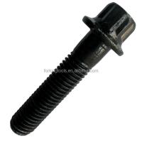 China Silver DIN Standard Steel 12 PT Flange Head Bolts M7x 32MM LENGTH in Black for sale