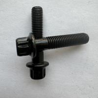China Silver DIN Standard Steel 12 PT Flange Head Bolts M7x 32MM LENGTH in Black for sale