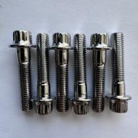 China GR5 M8 x1.25x 32MM Titanium Bolt 12 Point Flange Bolt for Sprint Car Grade GR5 for sale