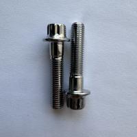 China GR5 M8 x1.25x 32MM Titanium Bolt 12 Point Flange Bolt for Sprint Car Grade GR5 for sale