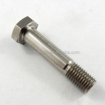 China 6AL-4V Titanium Alloy Natural Finish Hex Head Bolt 1/2