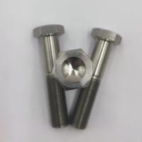 China 6AL-4V Titanium Alloy Natural Finish Hex Head Bolt 1/2