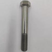 China 6AL-4V Titanium Alloy Natural Finish Hex Head Bolt 1/2