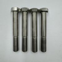 China 6AL-4V Titanium Alloy Natural Finish Hex Head Bolt 1/2