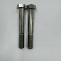 China 6AL-4V Titanium Alloy Natural Finish Hex Head Bolt 1/2
