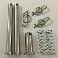 China Industrial Grade Titanium Jacobs Ladder Pin Kit with Clips Natural Finish DIN Standard Gr5 3/8 x3.71 and 1/2x1.3 for sale