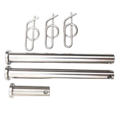 China DIN Standard GR5 Grade Titanium Pin Kit for Jacobs Ladder 3/8 x 3.71 and 1/2 x 1.3 Clips included for sale
