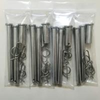 China DIN Standard GR5 Grade Titanium Pin Kit for Jacobs Ladder 3/8 x 3.71 and 1/2 x 1.3 Clips included for sale