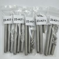 China DIN Standard GR5 Grade Titanium Pin Kit for Jacobs Ladder 3/8 x 3.71 and 1/2 x 1.3 Clips included for sale