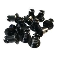 China OE NO. Customized Aluminum Quarter Turn Dzus Dome Head Buttons Black 5/16