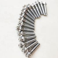 China ZINC Finish DIN Standard M7 x 32 12 PT Bolt and M7 Nylon Lock Nut for BBS Wheels Chromoly in Slivery Steel for sale