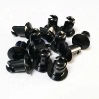 China Universal Car Fitment .500 Black Aluminum Dzus Button Dome Head Quarter Turn Fasteners for Sprintcar Repair/Replacement for sale