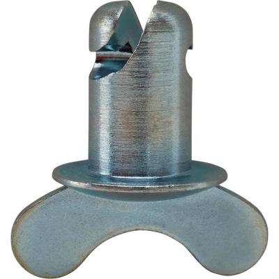 China Replace/Repair Purpose Steel Sprint Car Dzus Butterfly Head Buttons with Handle Universal Fitment in Silver 5/16