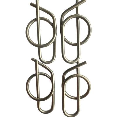 China Universal Silver Stainless Steel Rue Clip Zinc 1/2