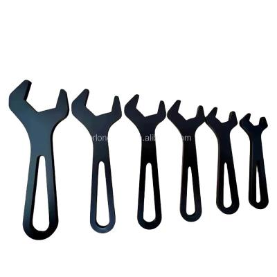 China Universal Car AN Fitting Wrench Kit AN4-An16 Black Racing CNC Parts with Aluminum Construction Sprint Car Tool Sets 6PCS for sale
