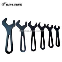 China Universal Car AN Fitting Wrench Kit AN4-An16 Black Racing CNC Parts with Aluminum Construction Sprint Car Tool Sets 6PCS for sale