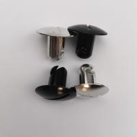 China Upgrade Your Quarter Turn Dzus Sprint Car Black/Silver 7/16 x .600 Dome Head Aluminum Buttons for Enhanced Performance for sale