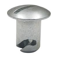 China Steel Quarter Turn Dzus Dome Head Buttons Silvery 7/16