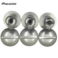 China Universal Steel Quarter Turn Dzus Dome Head Buttons Silver Grip .500