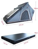 China Pop Up Rainproof Rtt Hard Shell Tent Large Space With Storage Bag for sale
